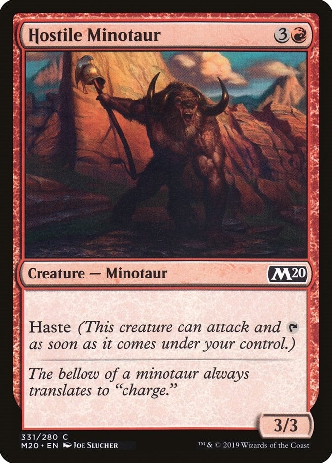Hostile Minotaur (331) [Core Set 2020]