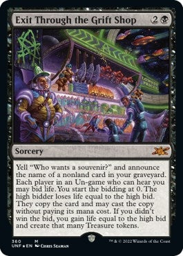 Exit Through the Grift Shop (Galaxy Foil) (360) (UNF)
