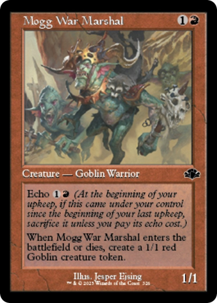 Mogg War Marshal (Retro Frame) (326) [Dominaria Remastered]