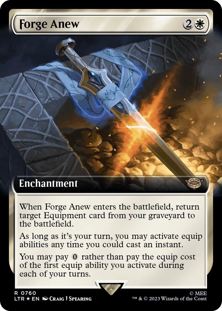 Forge Anew (Extended Art) (Surge Foil) (760) (LTR)