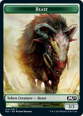 Beast // Griffin Double-sided Token (10) (M21)