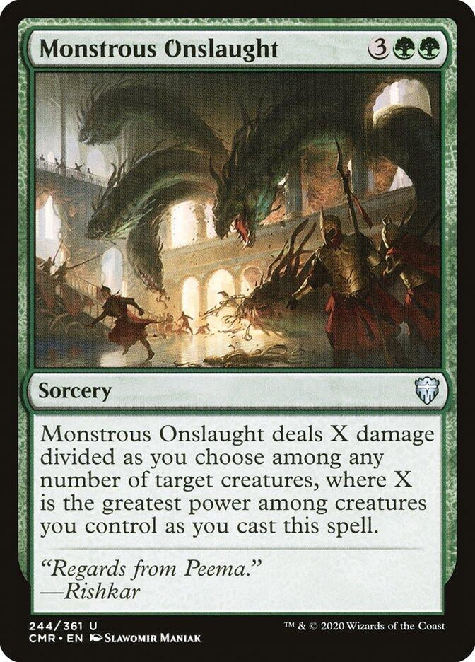 Monstrous Onslaught (244) [Commander Legends]