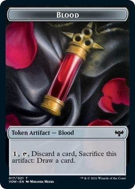 Blood // Boar Double-Sided Token (17 // 12) (VOW)