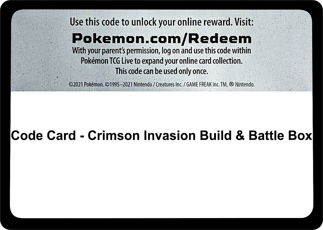 Code Card - Crimson Invasion Build & Battle Box (MCAP) – Wulf Gaming