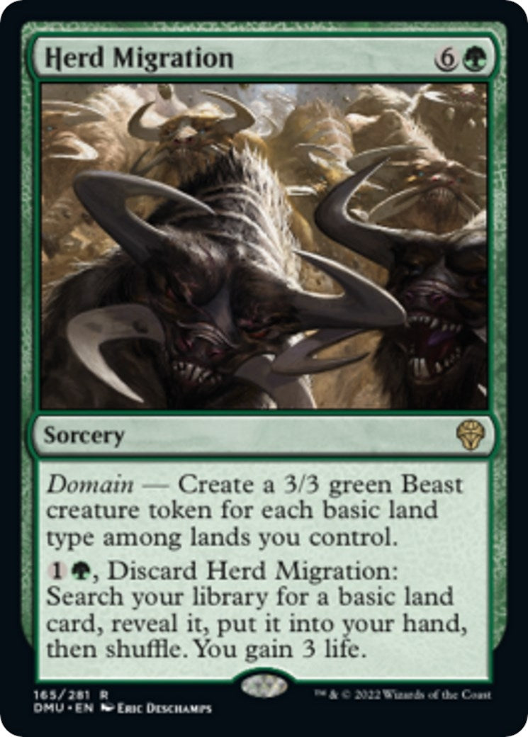 Herd Migration (165) [Dominaria United]