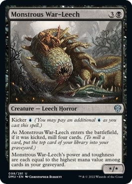 Monstrous War-Leech (98) [Dominaria United]