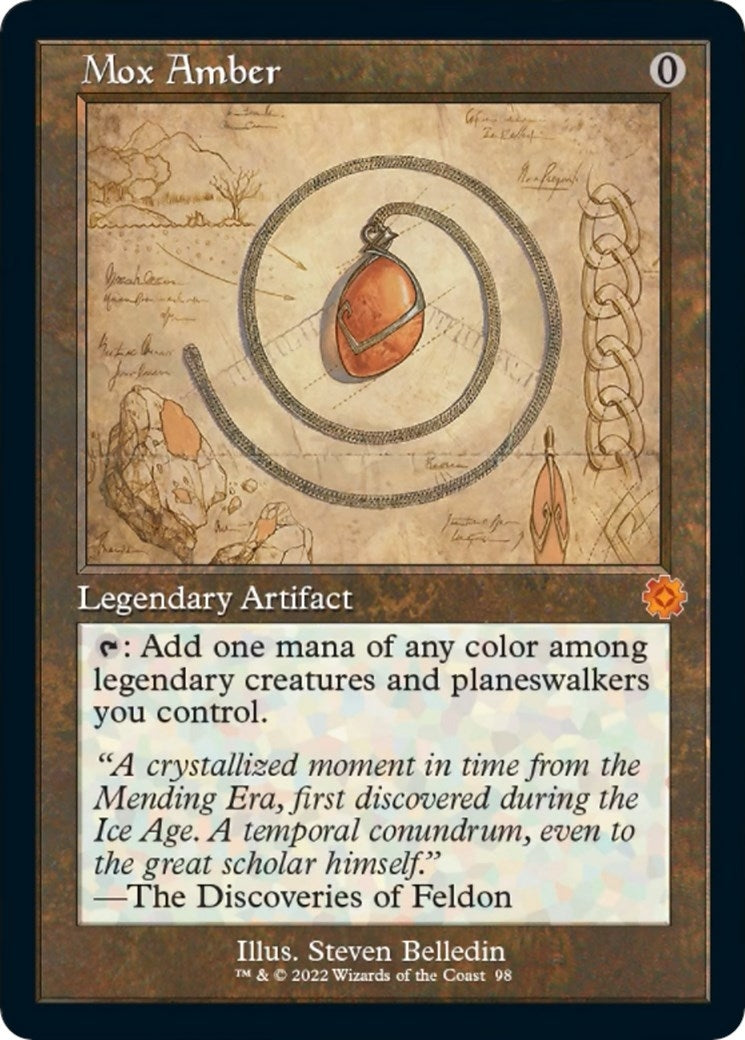 Mox Amber (Schematic) (98) [The Brothers' War: Retro Frame Artifacts ...