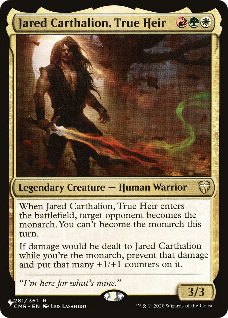 Jared Carthalion, True Heir (281) (LIST)