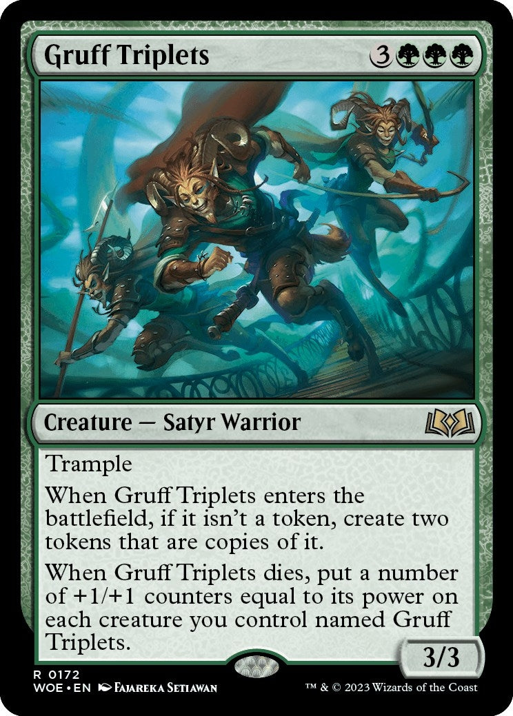 Gruff Triplets (172) (WOE)