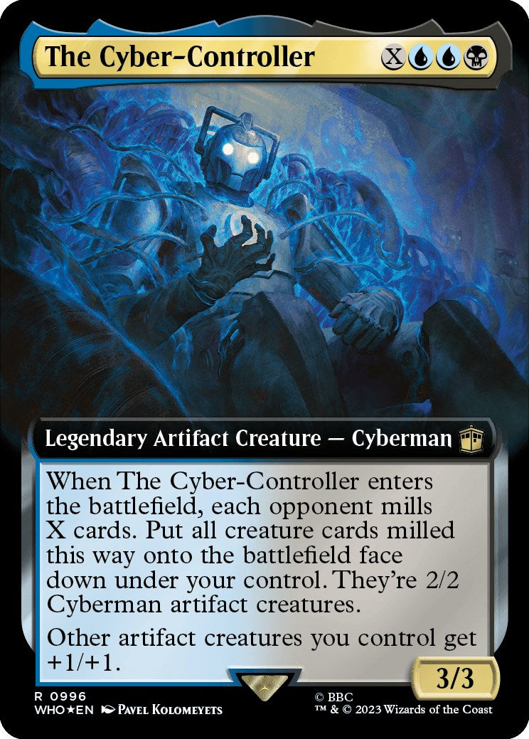 The Cyber-Controller (Extended Art) (Surge Foil) (996) [Universes Beyo