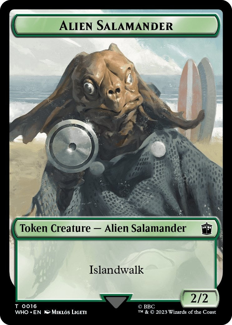Alien Salamander // Mutant Double-Sided Token (16 // 18) (WHO)