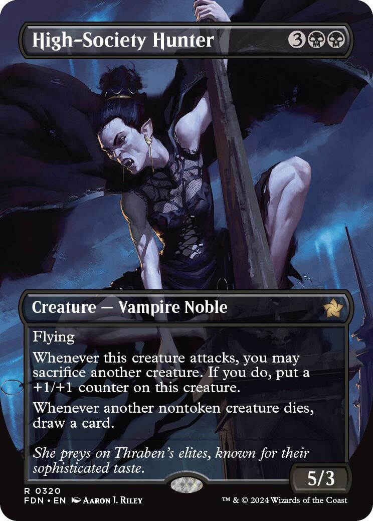 High-Society Hunter (Borderless) (320) [Foundations]