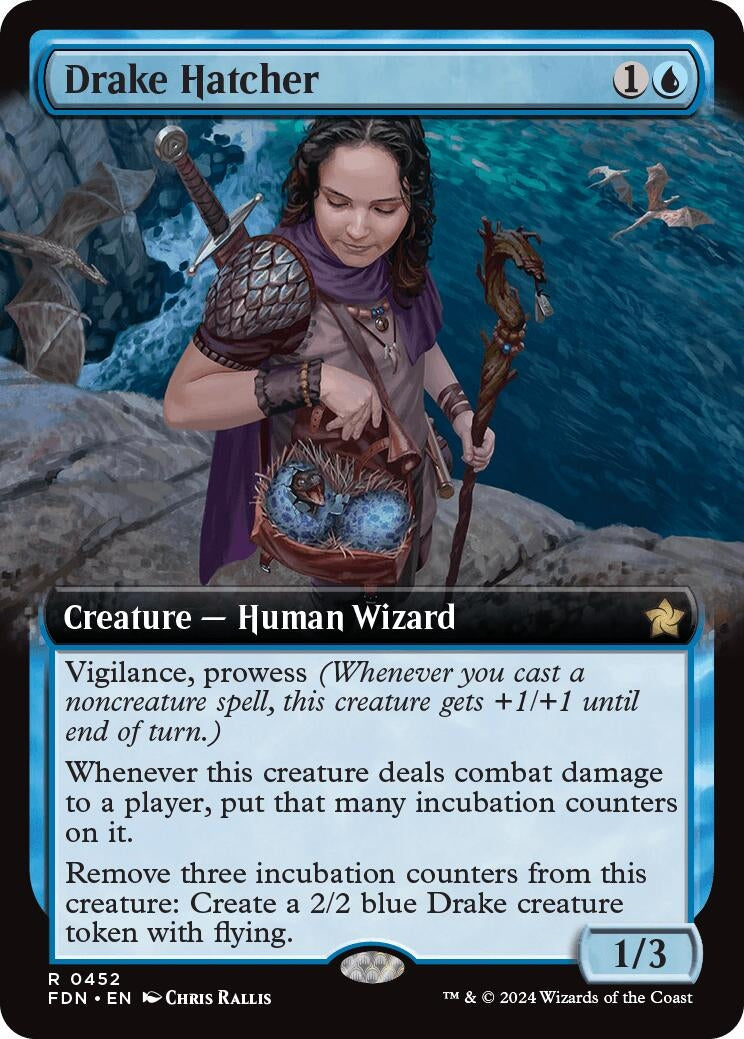 Drake Hatcher (Extended Art) (452) (FDN)