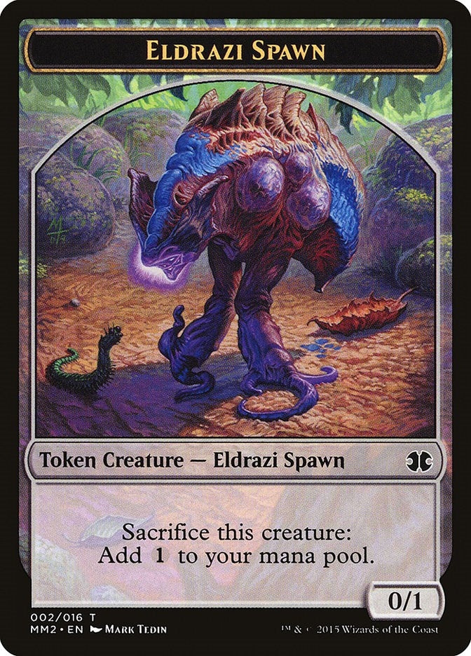 Eldrazi Spawn Token (002) (2) (MM2)
