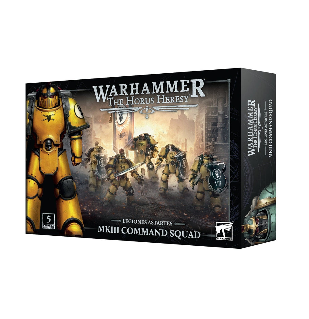 Warhammer The Horus Heresy: MKIII Command Squad | 5 Chosen Veterans ...